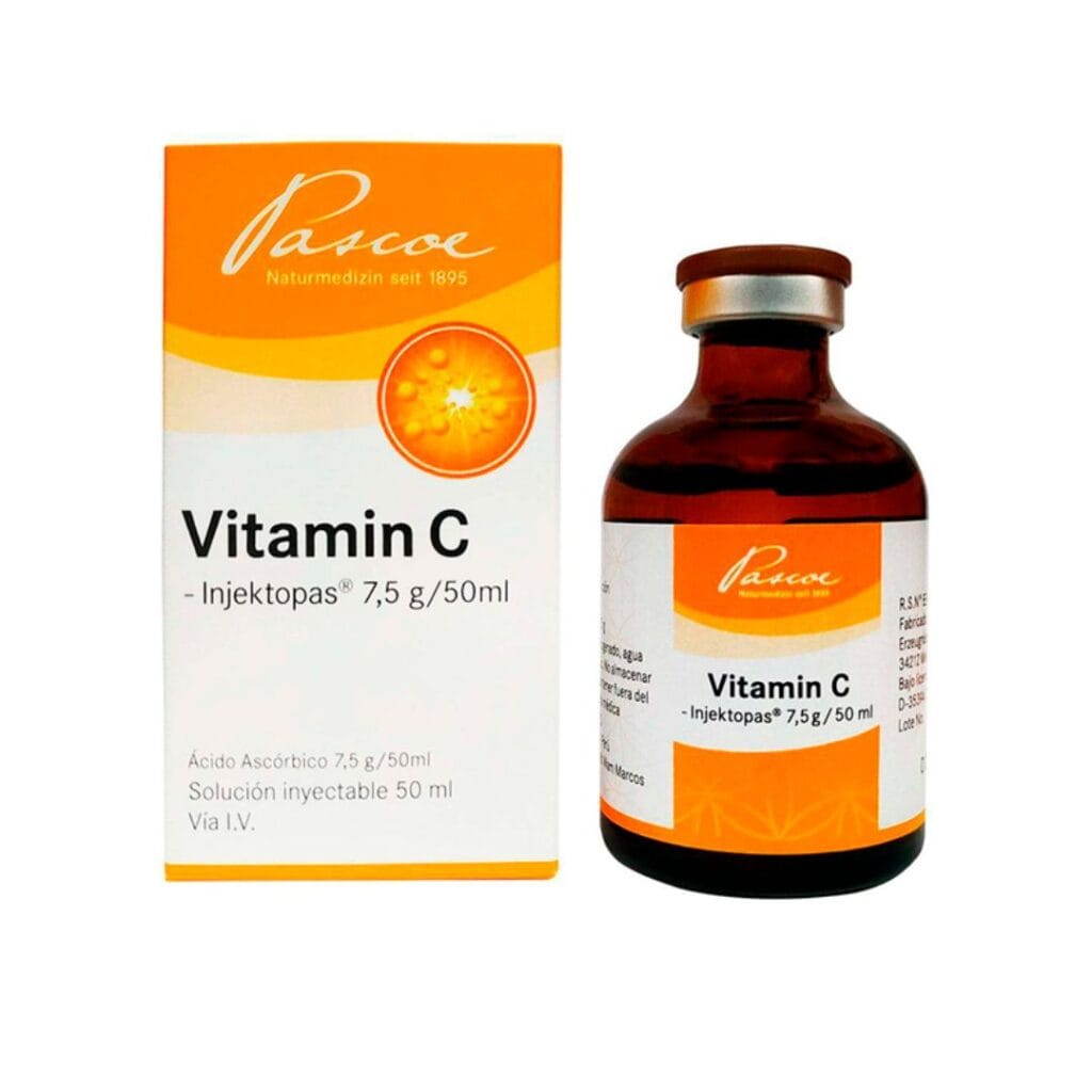 VITAMINA C 7.5G/50ML SOLUCION INYECTABLE - PASCOE | GRUPO ANTEZANA